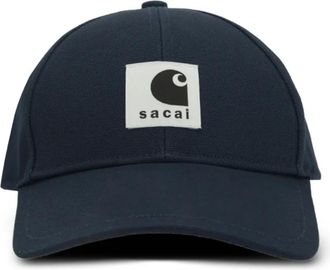 sacai unisex, Accessoires, Bleu, Taille: ONE Size Duck Cap