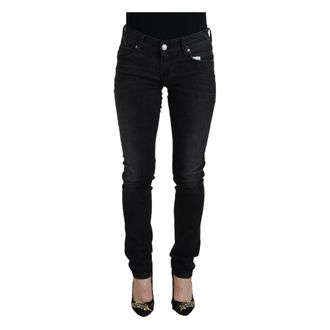 Acht Low Waist Straight Denim Pants - - Jeans - Damen - Schwarzk - W26