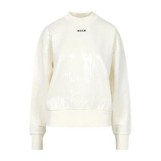 Msgm Msgm, Damen, Sweatshirts & Hoodies, Beige, MGr&ouml;&szlig;e