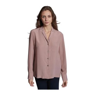Caliban Seidenhemd - - Blouses & Shirts - Damen - Rosa - L