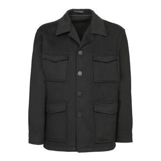 Tagliatore Milton Overshirt - - Jackets - Herren - Schwarzk - M