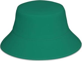 Generic Chapeau De Seau Unisexe Image Vert Malachite Dr&ocirc;le Seau Chapeau Respirant Mode Bonnet De Soleil, pour De P&ecirc;che, Sports, La Randonn&eacute;e, 56-58cm