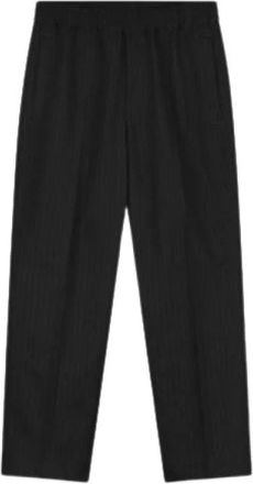 Olaf Hussein Homme, Pantalons, Noir, Taille: L Pantalon Slim Élastique pour Hommes Modernes
