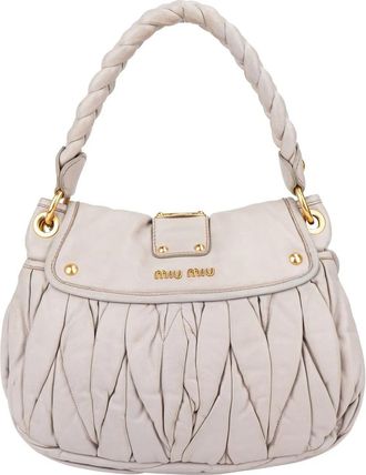 Miu Miu Crossbody Bags - Miu Miu Quilted Leather City Handbag - Gr. unisize - in Bunt - f&uuml;r Damen