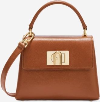 Furla Handtasche Furla Sacs Main Mini 1927 Cuir Marron