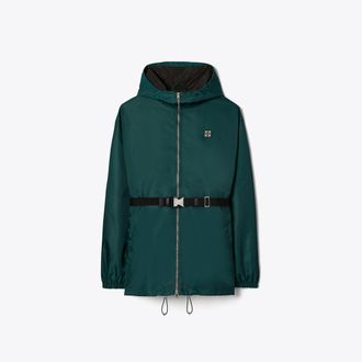 Tory Burch Damen Nylon Zip Anorak