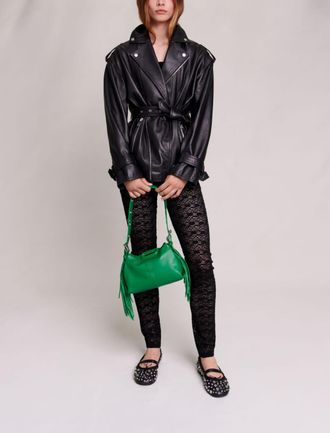 Maje Spitzenleggings - Schwarz - Gr&ouml;&szlig;e 32 - Maje