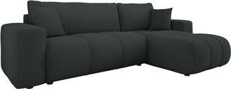 Best Mobilier Bestmobilier - Nicole - canapé dangle réversible 4 places convertible avec coffre en tissu