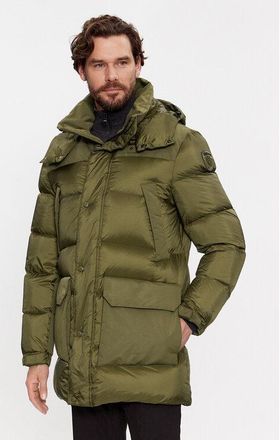 Blauer Daunenjacke 23WBLUK03009 Gr&uuml;n Regular Fit