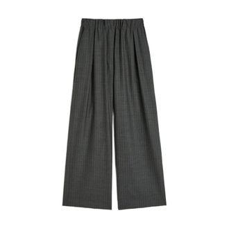 Jil Sander Femme, Pantalons, Gris, Taille: 36 FR Wide Pantalons