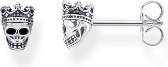 Thomas Sabo Thomas Sabo Unisex Ohrringe Ohrstecker Totenkopf 925 Sterling Silber H2111-643-11, 2 Stück (1er Pack)