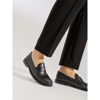 Coach Mokassins Coach Jolene Lthr Loafer CK017 Schwarz