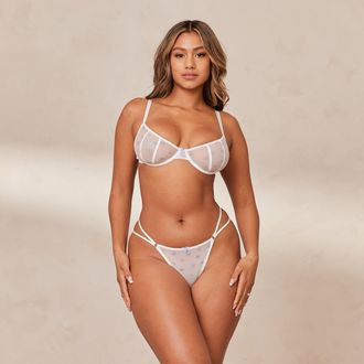 Lounge Underwear Perrie Intimates Soutien-Gorge Ensemble - Blanc