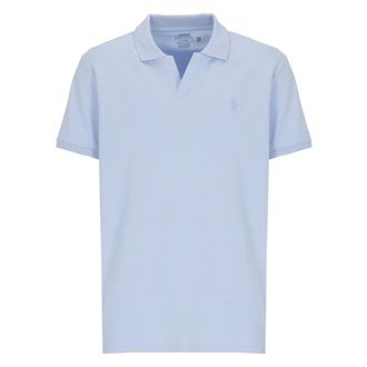 Ralph Lauren Homme, Tops, Bleu, Taille: M Polo en coton brod&eacute;