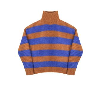 Nenette Gestreifter Rollkragenpullover - - Knitwear - Damen - Mehrfarbig - L