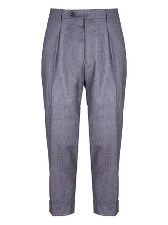 Berwich Chiaia Hose mit Falten - Grau
