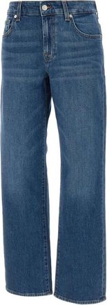 7 For All Mankind Femme, Jeans, Bleu, Taille: W27 Calie Straight Artifact Jeans
