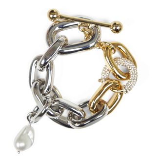 Paco Rabanne Femme, Accessoires, Multicolore, Taille: ONE Size Pearl Pendant Bracelet