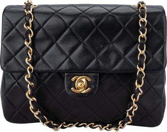 Chanel Crossbody Bags - Chanel Quilted Lambskin 24K Gold Single Flap Cross - Gr. unisize - in Bunt - f&uuml;r Damen