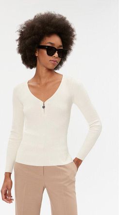 Morgan Bluse 232-MBANZA &Eacute;cru Slim Fit