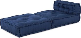 vidaXL Coussin Bleu 70 x 70 x 54 cm Polyester Vidaxl