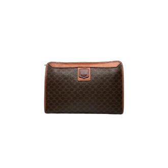 Celine Pochette en cuir Pre-owned - Femme - Pre-owned - Brun - Taille: ONE Size