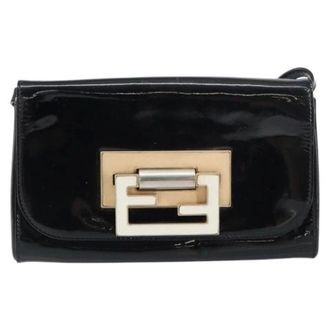 Fendi Sac bandouli&egrave;re en cuir Pre-owned - Femme - Pre-owned - Noir - Taille: ONE Size