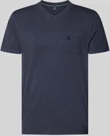 Lerros Regular Fit T-Shirt mit V-Ausschnitt