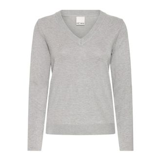 Ichi Ichi, Femme, Pulls, Gris, Taille: 38 FR Ihmylle Pullover
