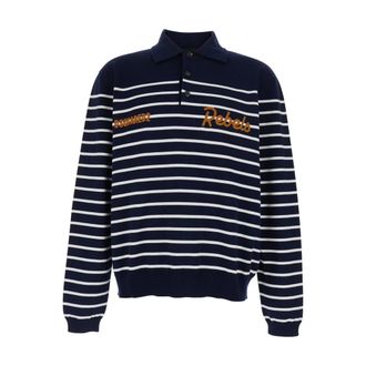 Dsquared2 Gestreiftes Langarm-Polohemd - - Knitwear - Herren - Blau - L