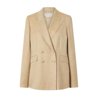Gabriela Hearst Femme, Vestes, Beige, Taille: 36 FR Angela Blazer
