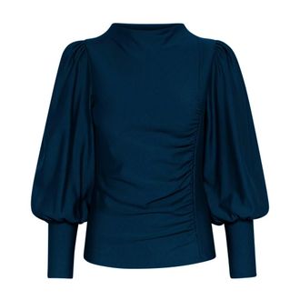 Gestuz Femme, Blouses et Chemises, Bleu, Taille: 42 FR RifaGZ blouse bouffante