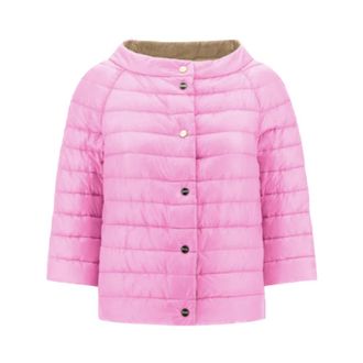 Herno Reversible Cape - - Jackets - Damen - Rosa - M