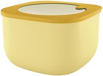 Guzzini Kitchen Active Design, STORE&MORE Dicht schließende Dosen für Kühlschrank/Gefrierschrank/Mikrowelle, Hoch (L) - Ocker, 19,5 x 19,5 x h12,3 cm | 2800 c