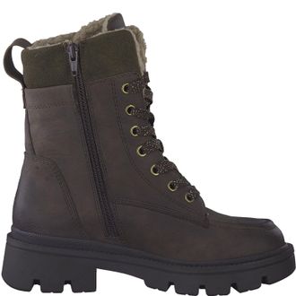 Jana Damen Stiefeletten ohne Absatz Winter Gef&uuml;ttert Weite H Mehrweite, Braun (Mocca), 38 EU