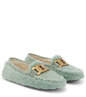 Tod's Mokassins Gommino aus Shearling