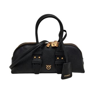 Pinko Pinko - Sac Bowling Horizontal - Femme - Sacs - Noir - Taille: ONE Size