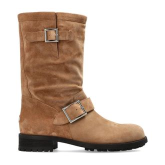 Jimmy Choo London Femme, Chaussures, Brun, Taille: 36 EU Biker Mid Bottes