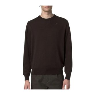 K-Way Pull Sebastien M&eacute;rinos - Homme - Pulls - Brun - Taille: L