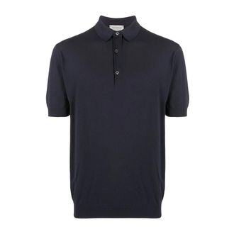 John Smedley Homme, Tops, Bleu, Taille: XL Polo Adrian