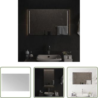 vidaXL vidaXL Kosmetikspiegel - LED-Badspiegel 50x80 cm