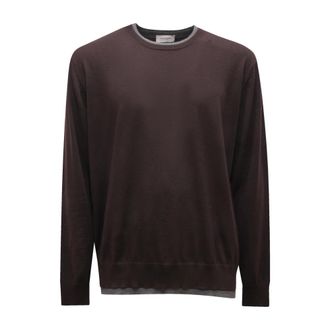 Paolo Pecora Maglione Wool Sweater - - Knitwear - Herren - Braun - XL