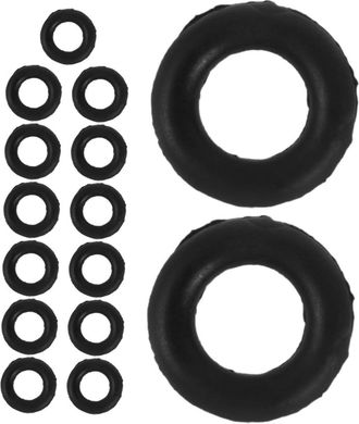 SOLUSTRE 15 Stück Teiliges Nähmaschinen Gummiringe für Spulenwickler Robustes Nbr Rubber für Haushaltsnähmaschinen Schnelles Fadenaufwickeln Benutzerfreundlich