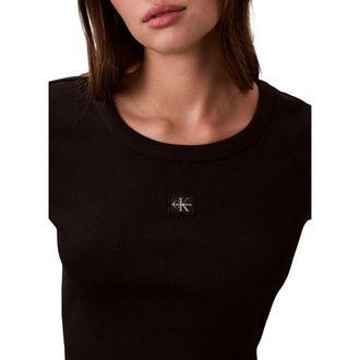 Calvin Klein T-shirt court en coton m&eacute;lang&eacute;
