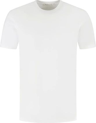 Stefan Brandt t-shirt en coton à col rond - Blanc