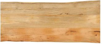 vidaXL Dessus de table 140x60x3,8 cm bord vivant bois massif manguier Vidaxl