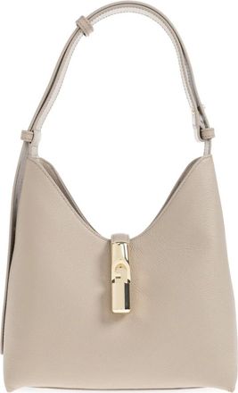 Furla Femme, Sacs, Beige, Taille: ONE Size Goccia Small Shoulder Bag