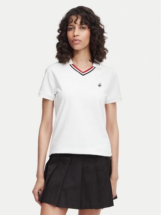 Beverly Hills Polo Club Poloshirt P-SS26W-P2217 Wei&szlig; Regular Fit