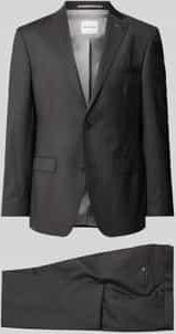 Roy Robson Regular Fit Anzug aus Schurwolle mit 2-Knopf-Sakko