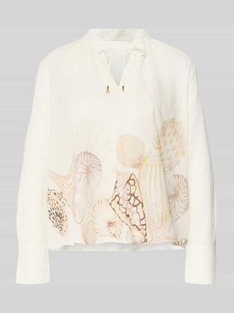 Marc Cain Relaxed Fit Bluse mit Schn&uuml;rung